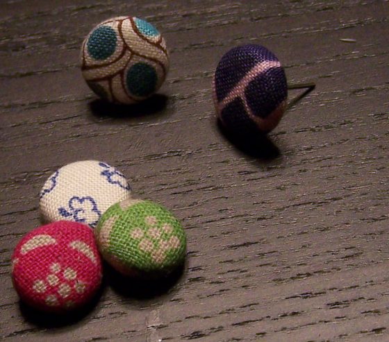 Fabric Covered Buttons - Craftbuds