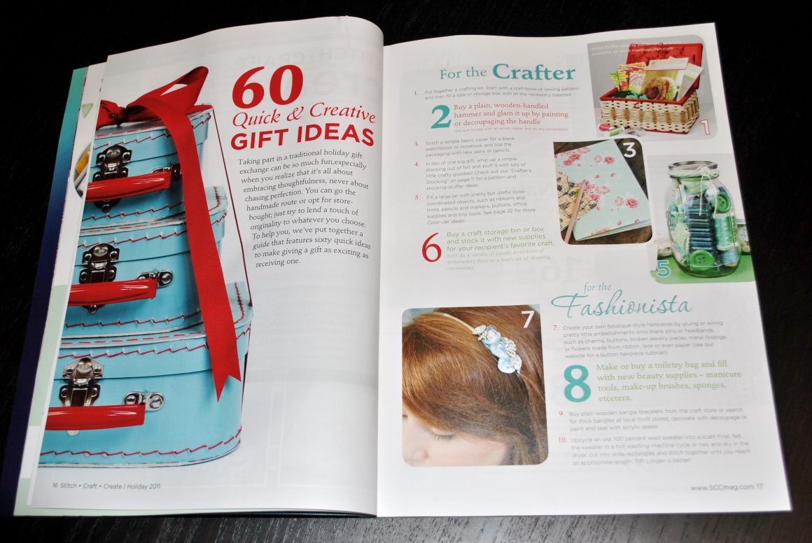 Review: Stitch Craft Create Magazine + Winner - Craftbuds