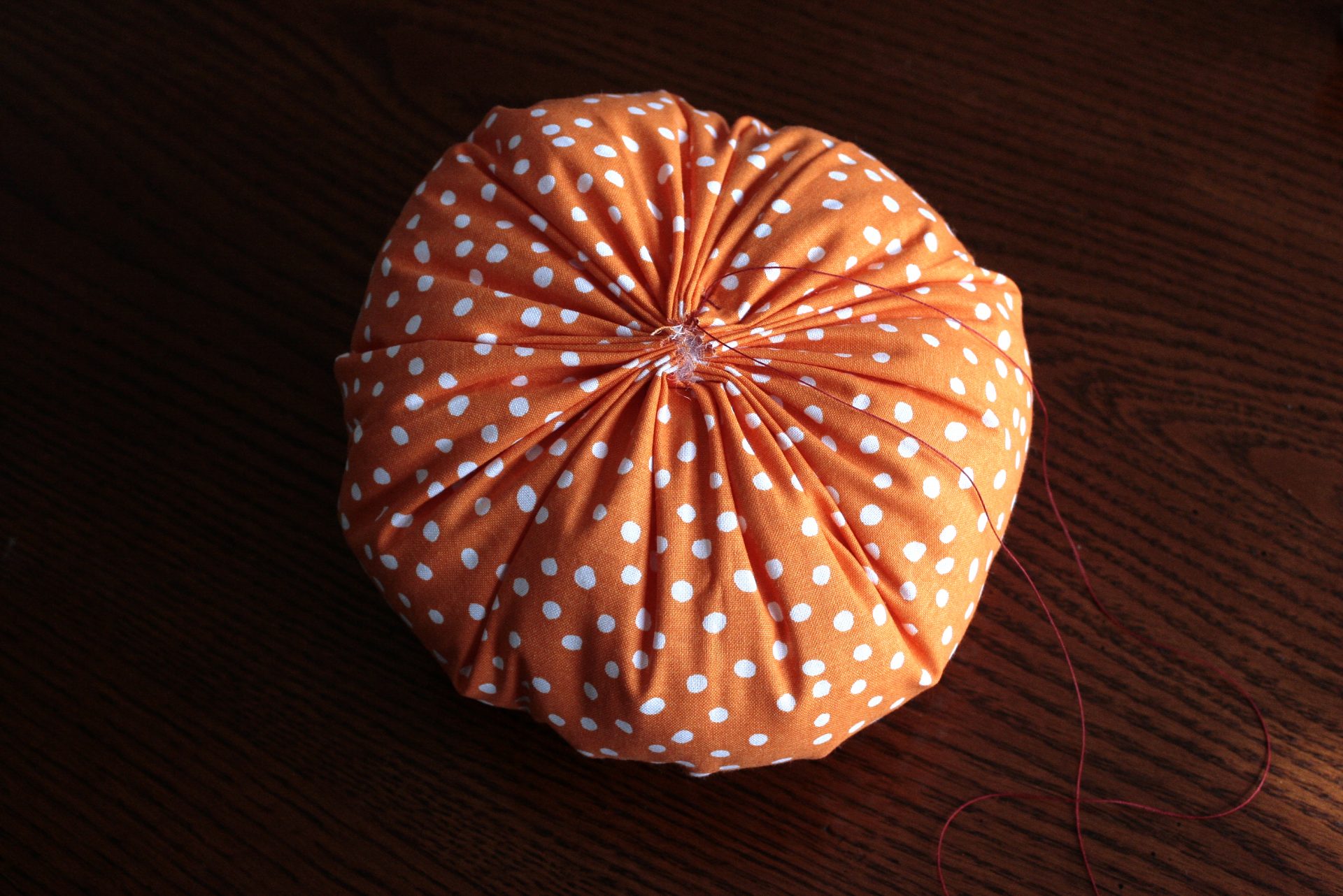 Fabric Pumpkins Tutorial - Craftbuds