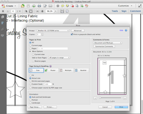 How to Print and Use PDF Sewing Patterns - Craftbuds