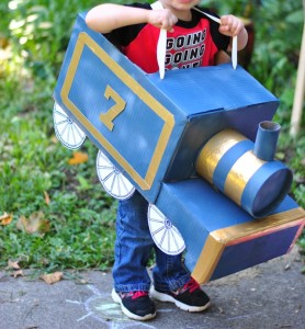 DIY Toddler Train Costume for Under $10 | Craft Buds