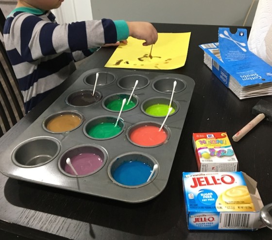 Preschool Crafts: Pudding Paint! (Edible Finger Paint) - Craftbuds