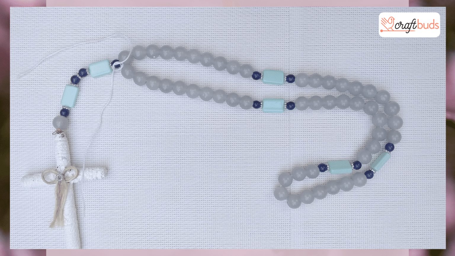 How to Make a Rosary with String and Beads - Craftbuds