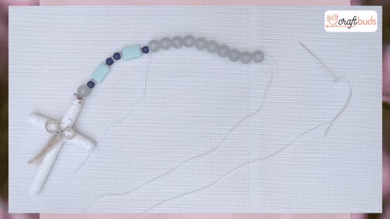 How to Make a Rosary with String and Beads - Craftbuds