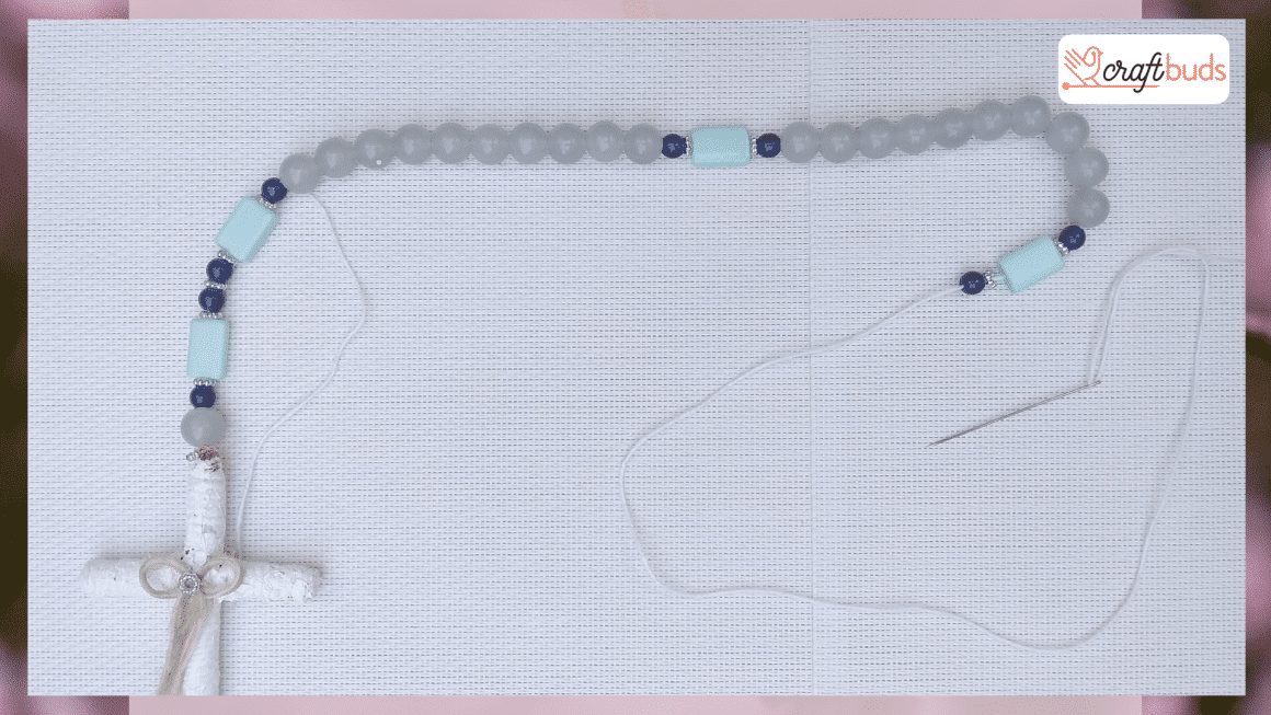 How to Make a Rosary with String and Beads - Craftbuds