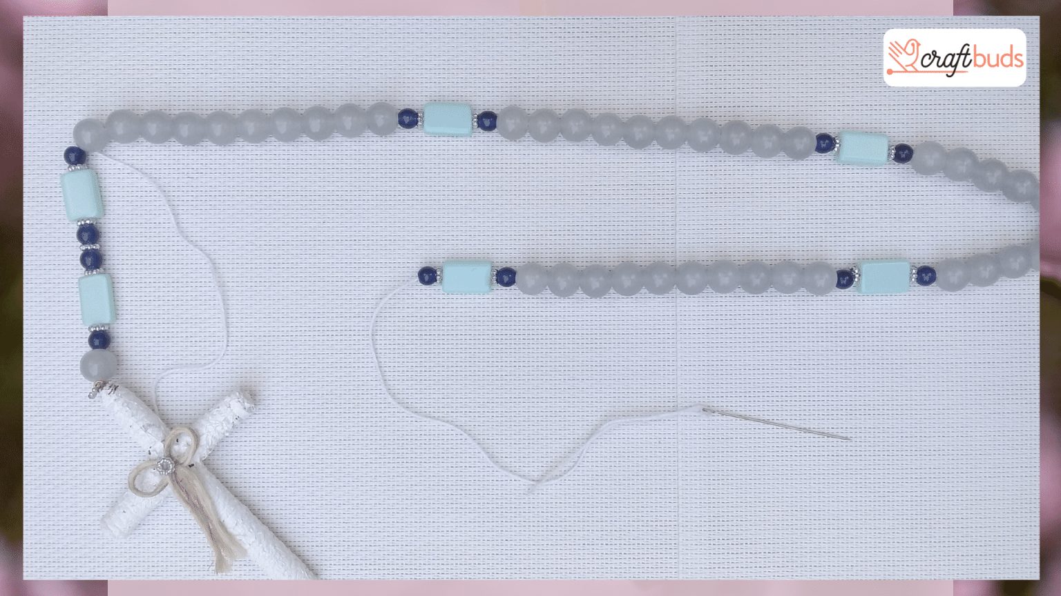 How to Make a Rosary with String and Beads - Craftbuds