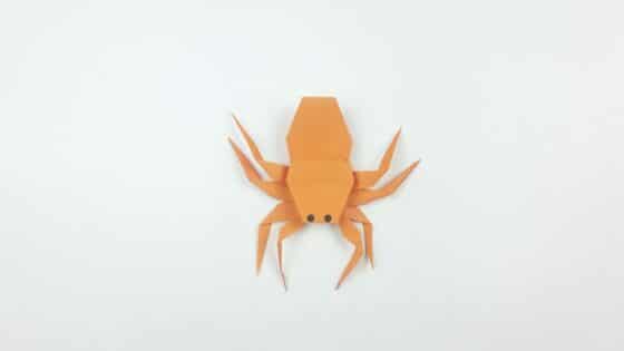 How to Make a Spider Out of Paper? Video Tutorial - Craftbuds