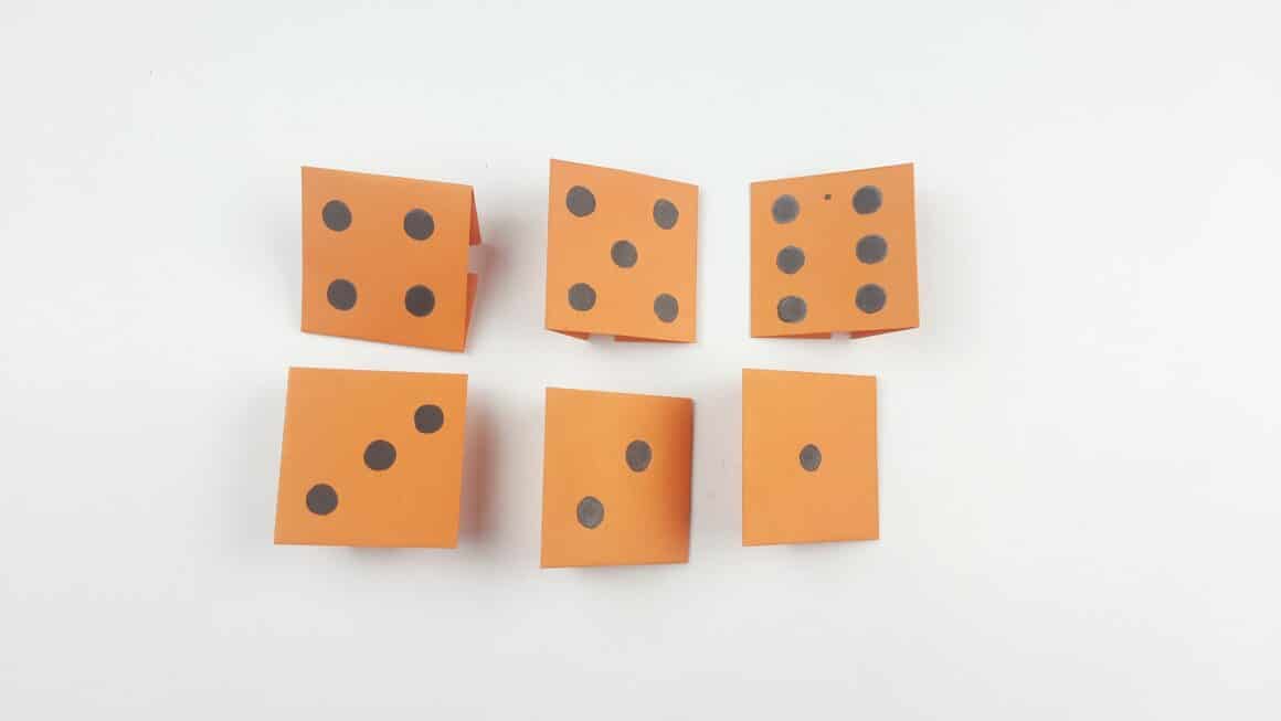 How to Make Dice Out of Paper? Video & Photo Tutorial - Craftbuds