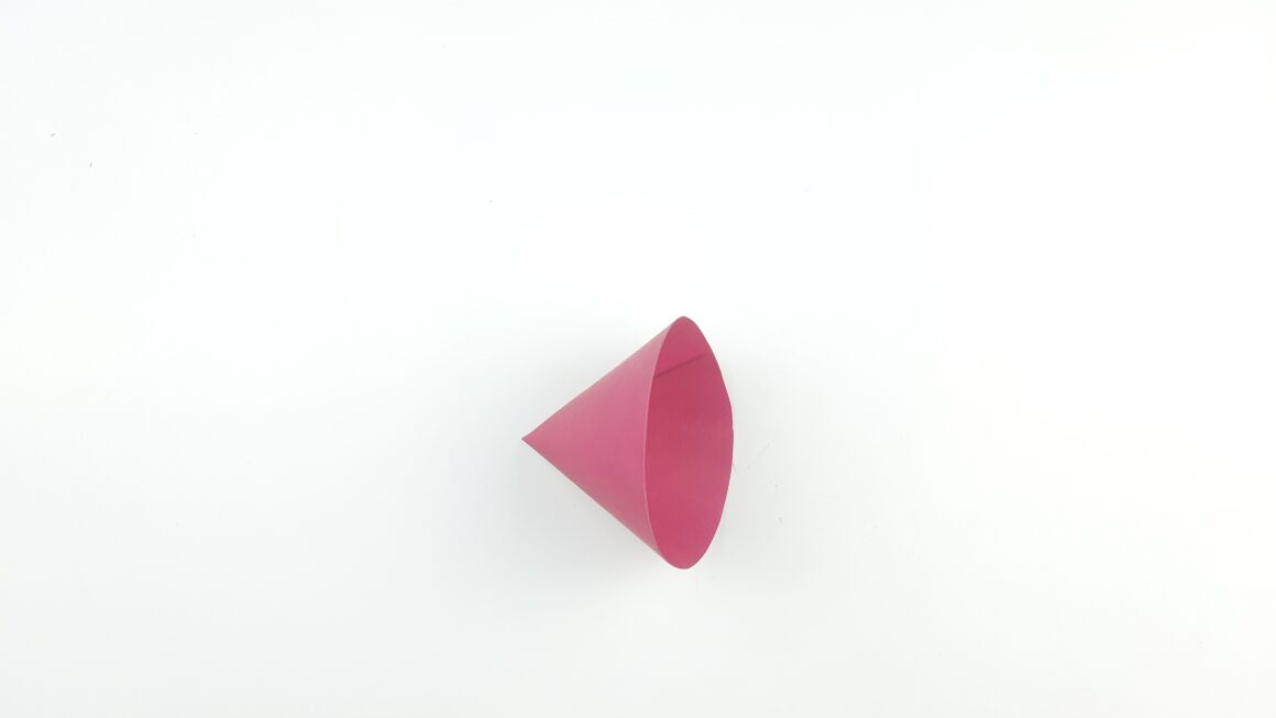 How to Make a Cone Out of Paper - Photo & Video Tutorial - Craftbuds