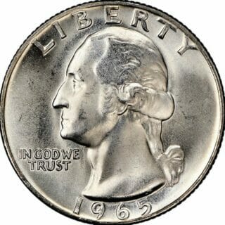 The 1965 Quarter Value, History, Mintage & Error List