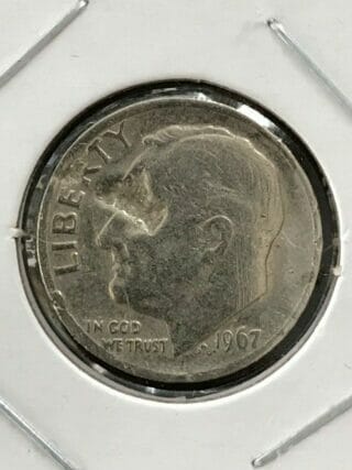 The 1967 Dime Value, History, Design & Error List