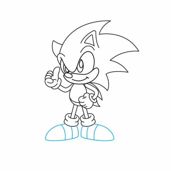 How to Draw Sonic - A Step-by-Step Video Tutorial