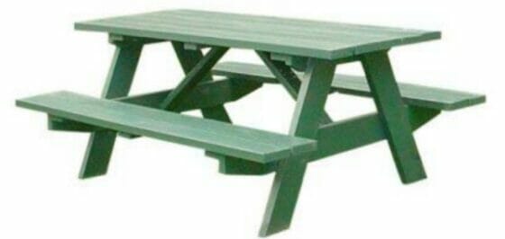 25 Free Picnic Table Plans & Kits With Tutorials - Craftbuds