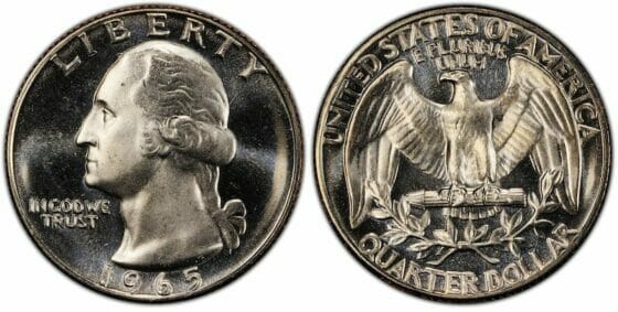 The 1965 Quarter Value, History, Mintage & Error List