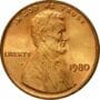 The 1980 Penny Value, Mintage, History, Design & Error List