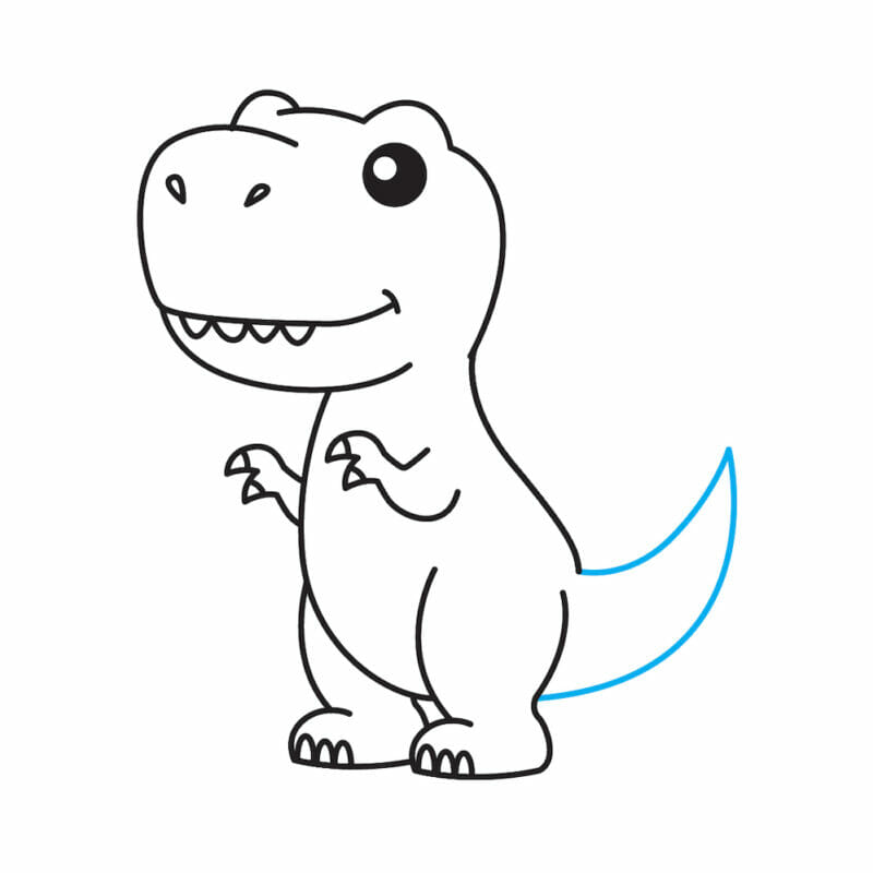 Learn How to Draw a Cute Dinosaur - Easy Step-by-Step Videos