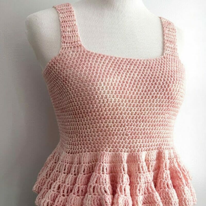 21 Free Crochet Tank Top Patterns With Step-by-Step Tutorials