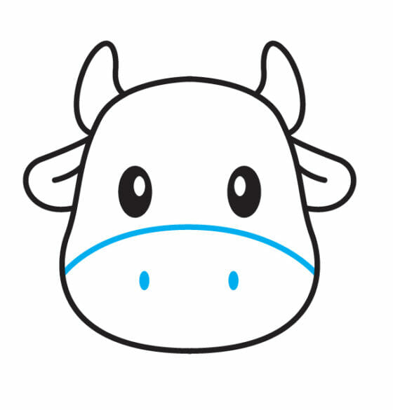 How to Draw a Cow Easy - Step-by-Step Video Tutorial