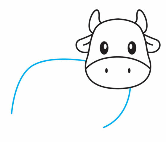 How to Draw a Cow Easy - Step-by-Step Video Tutorial