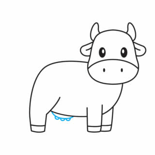 How to Draw a Cow Easy - Step-by-Step Video Tutorial