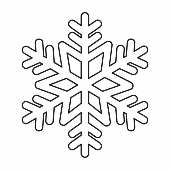 How to Draw an Easy Snowflake, Step-by-Step Video Tutorial