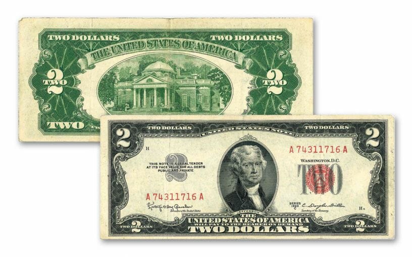 The 1953 2 Dollar Bill Value Seal Series Design The 1953 2 Dollar Bill Value Seal Series Design