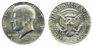 The 1974 Half Dollar Value, Mintage, Design, and Error List