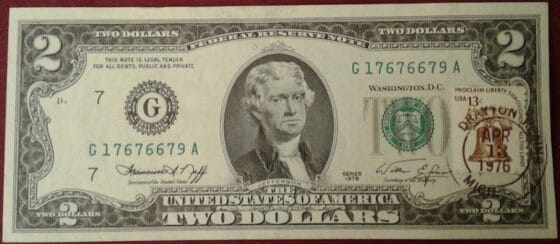 The 1976 2-Dollar Bill Value, Design, & Series - Craftbuds
