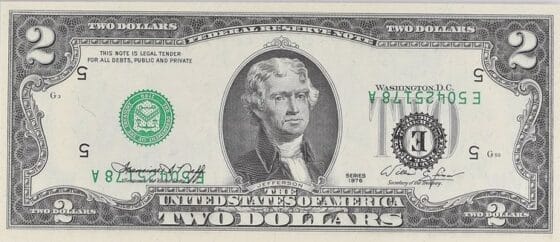 The 1976 2-Dollar Bill Value, Design, & Series - Craftbuds