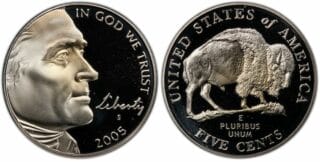The 2005 Buffalo Nickel Value, Mintage, History & Error List