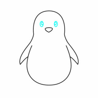 How to Draw a Penguin For Kids & Beginners - Video Tutorial