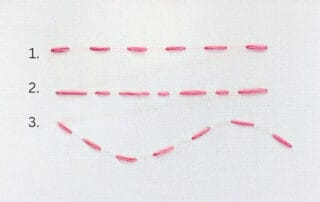 The Embroidery Running Stitch: Variations & Applications