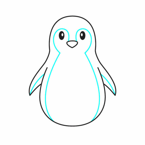 How to Draw a Penguin For Kids & Beginners - Video Tutorial
