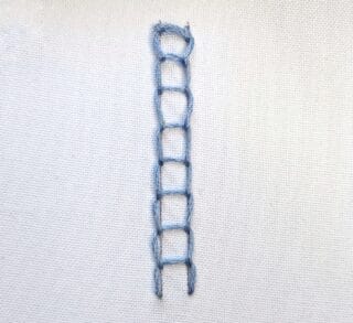 How to Do an Embroidery Chain Stitch & Variations Step-by-Step