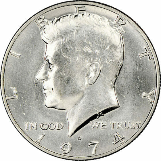 The 1974 Half Dollar Value, Mintage, Design, and Error List