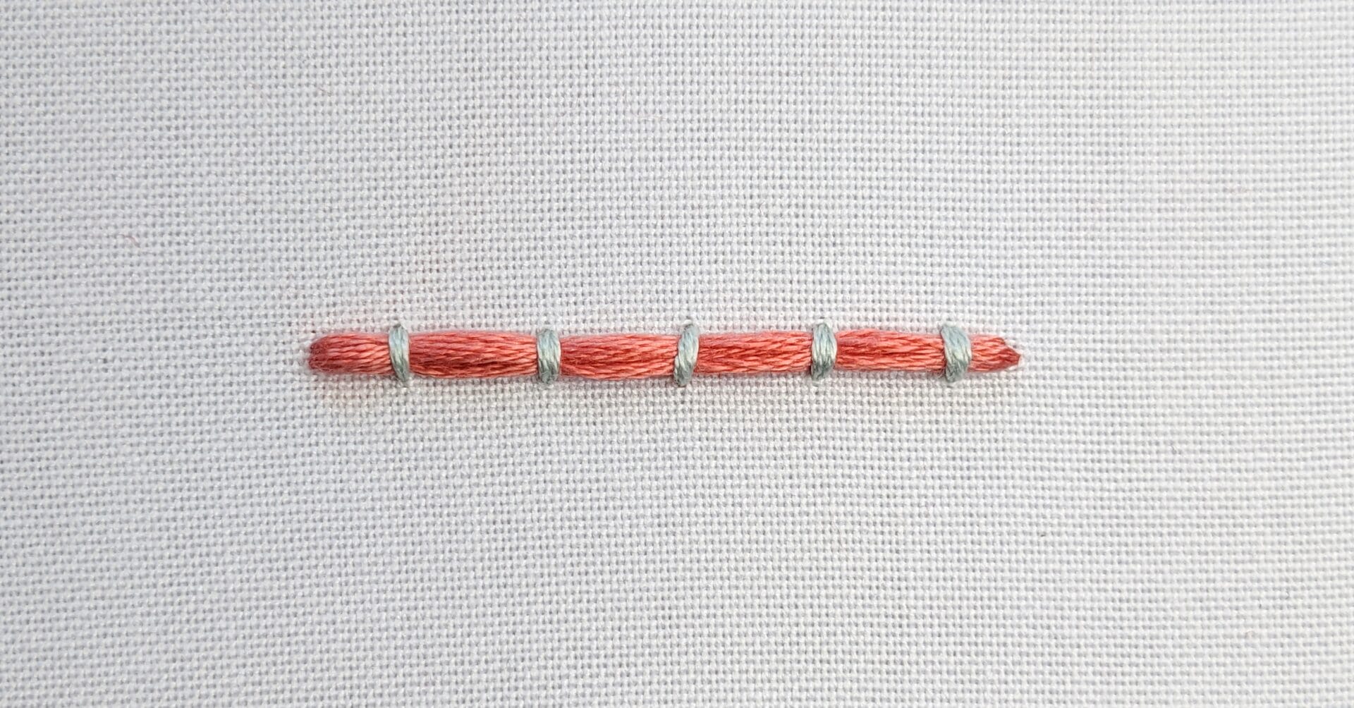 How to Do an Embroidery Couching Stitch and Its Variants