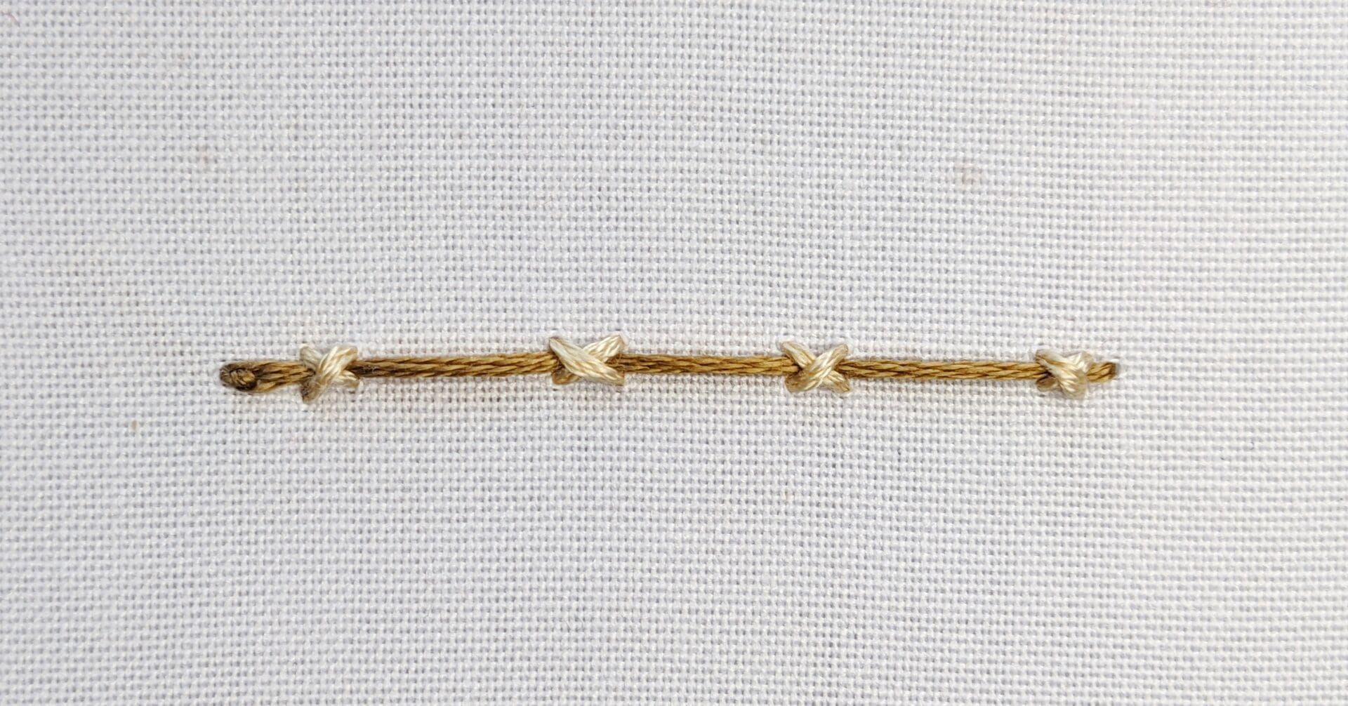 How to Do an Embroidery Couching Stitch and Its Variants